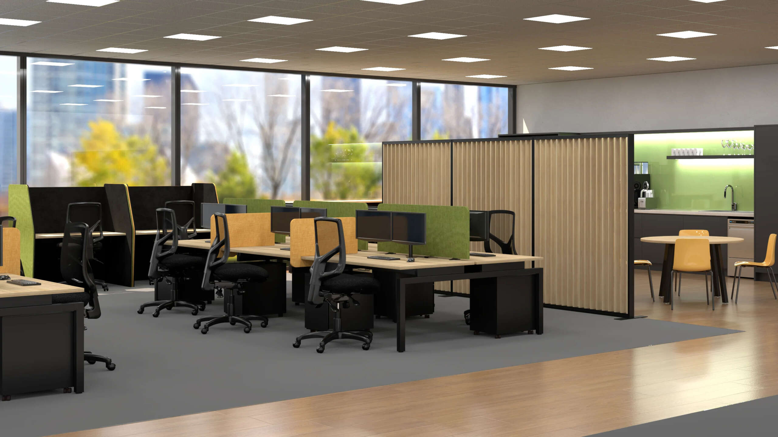 Office Dividers - Office Screens - Zoning Office Space – Ergostyle