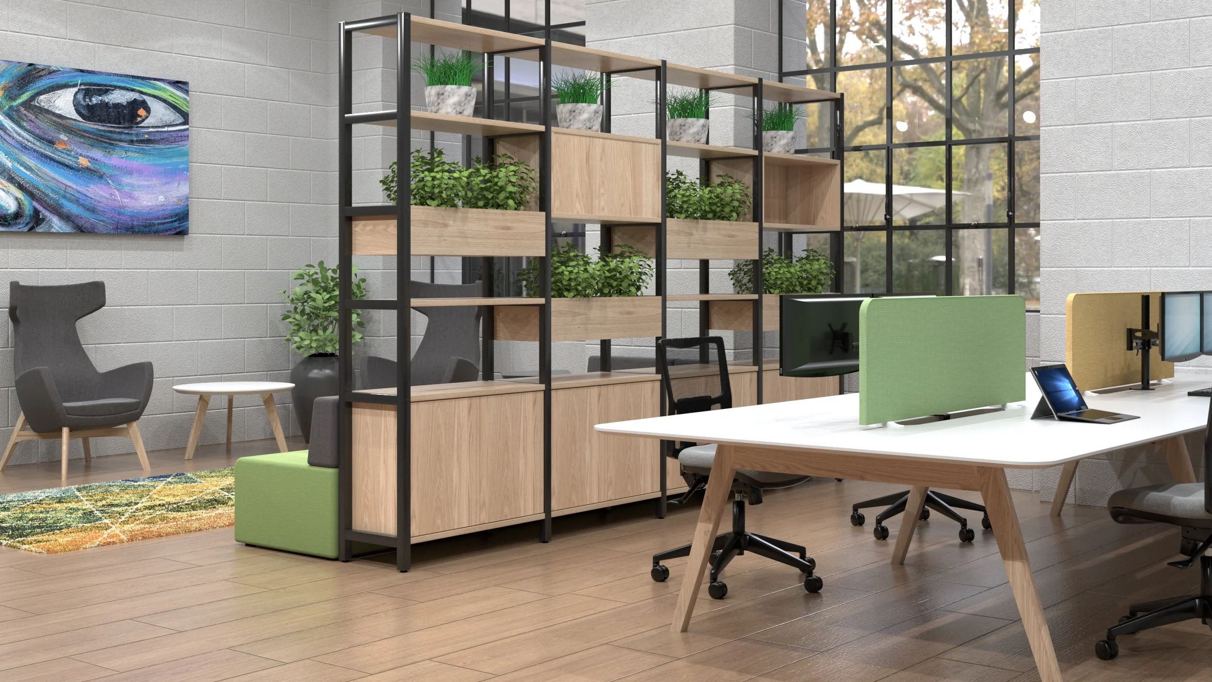Grid Modular Storage System - Office Divider - Office Zoning – Ergostyle