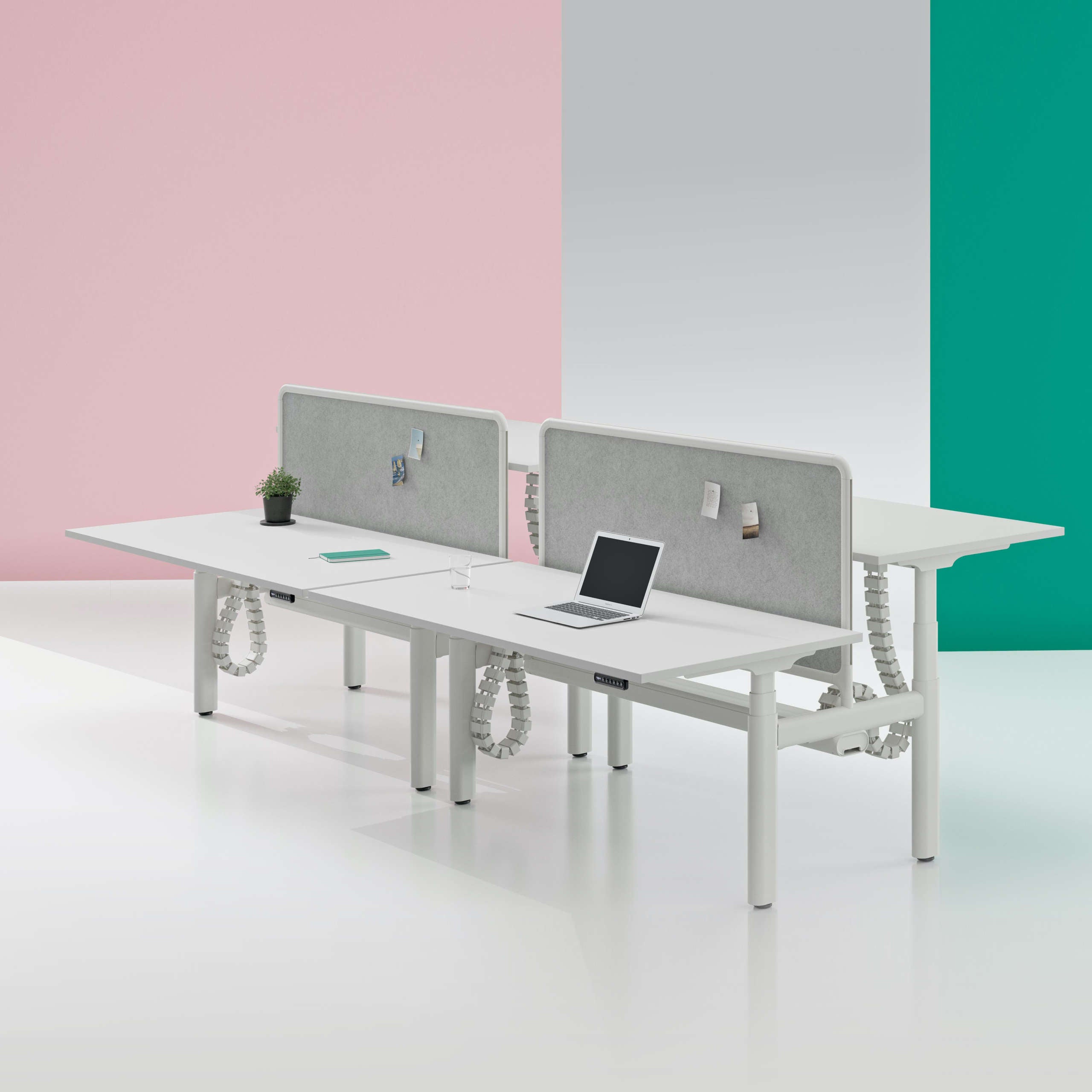 Ovation Height Adjustable Desk - Systems Furniture - Sit-Stand Desk ...